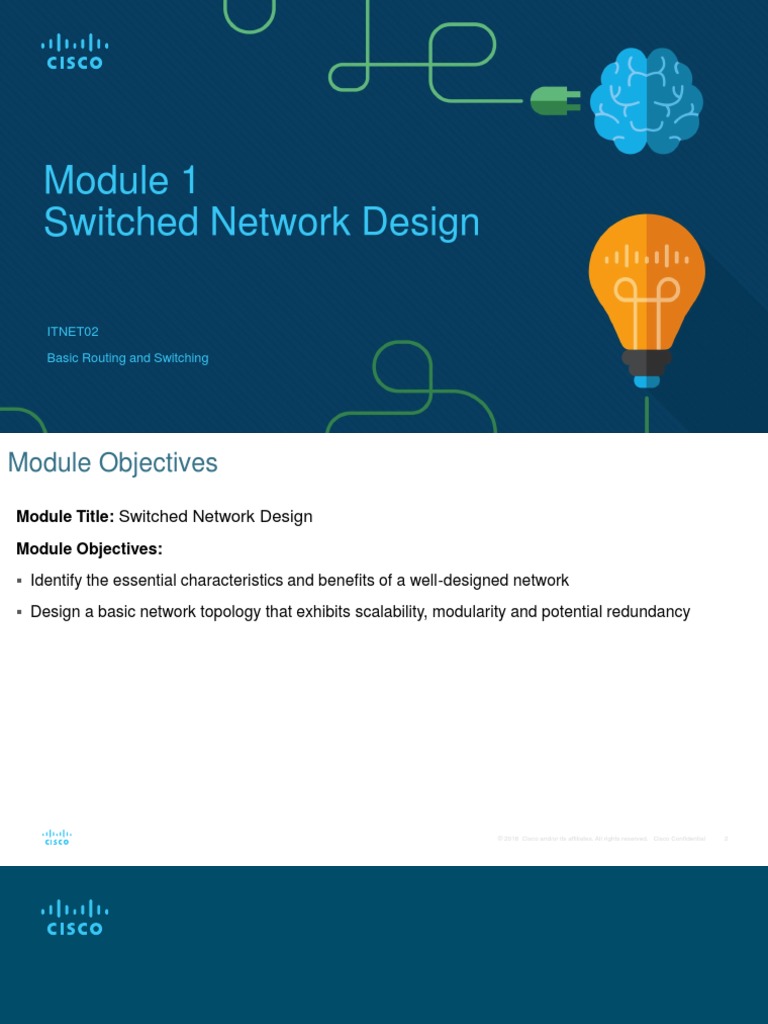 ITNET02 Module 01 Switched Network Design | PDF