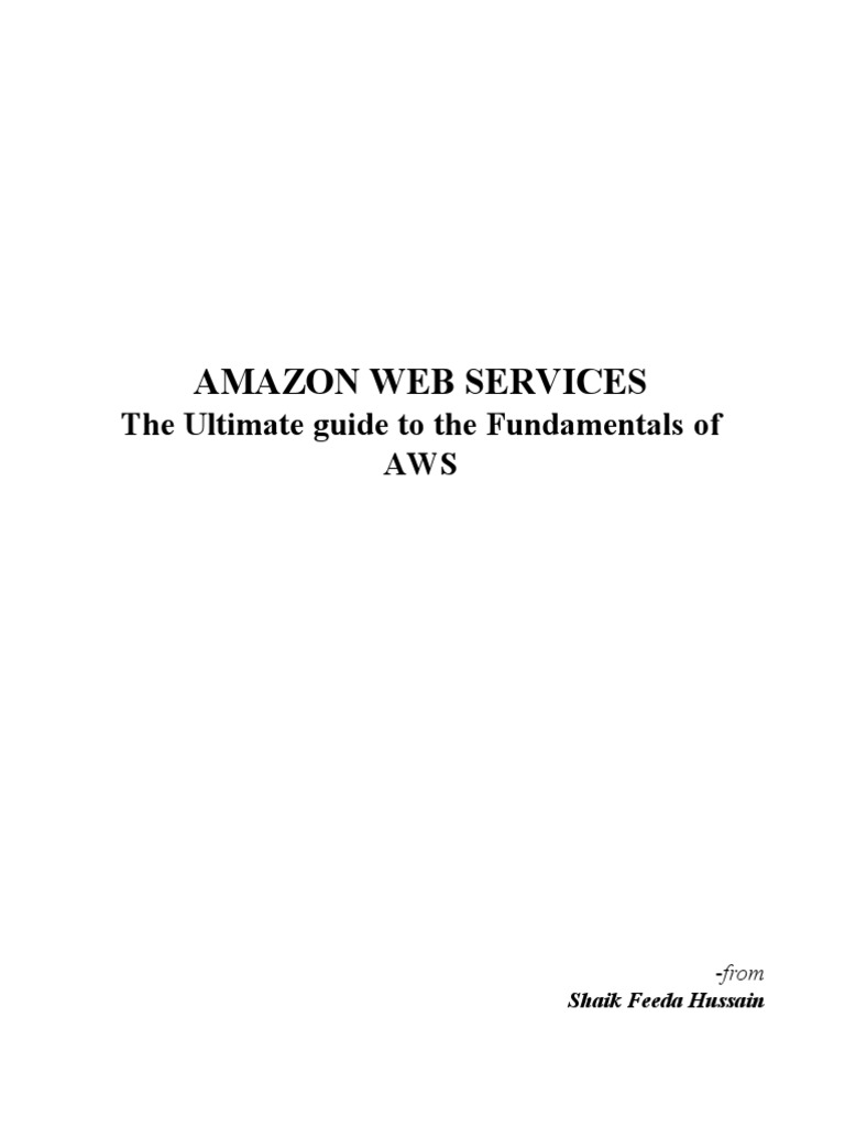 Everything About AWS | PDF