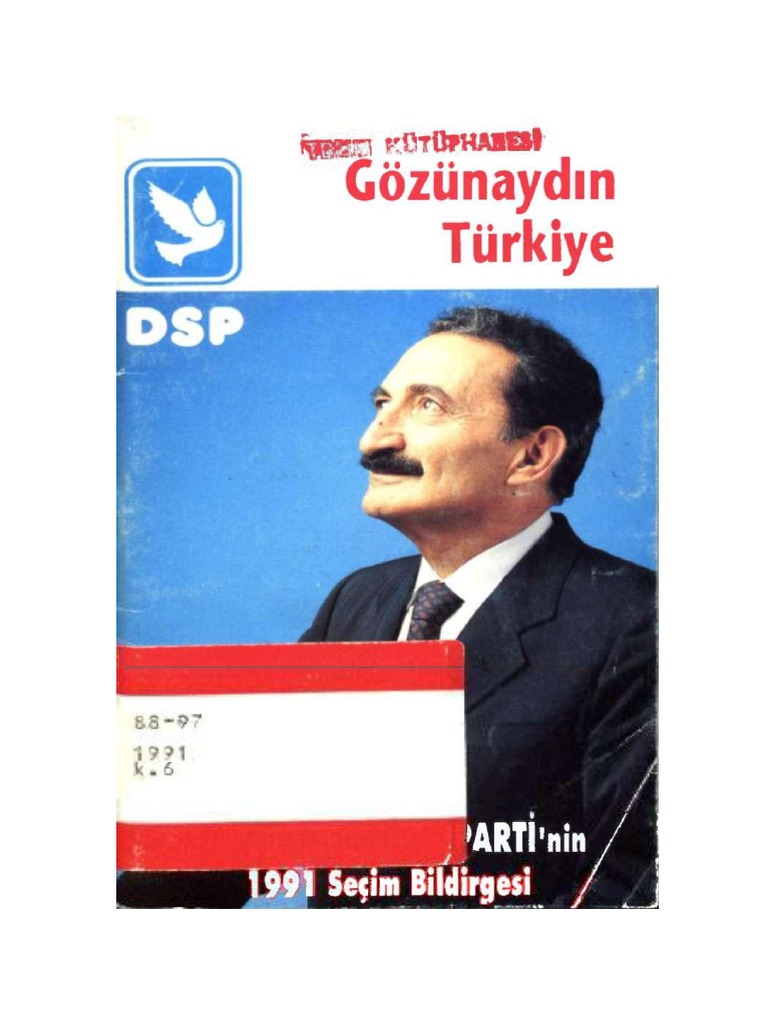 Demokratik Sol Parti Seçim Beyannamesi 1991 | PDF