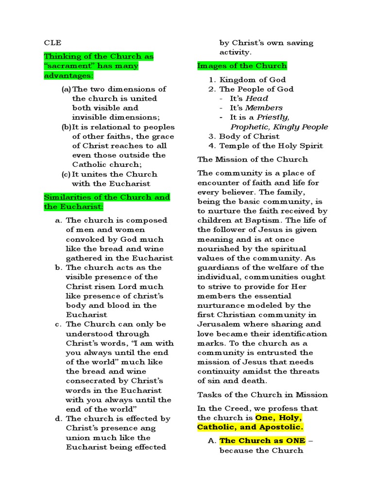 It Is A Priestly, Prophetic, Kingly People: Catholic, and Apostolic | PDF