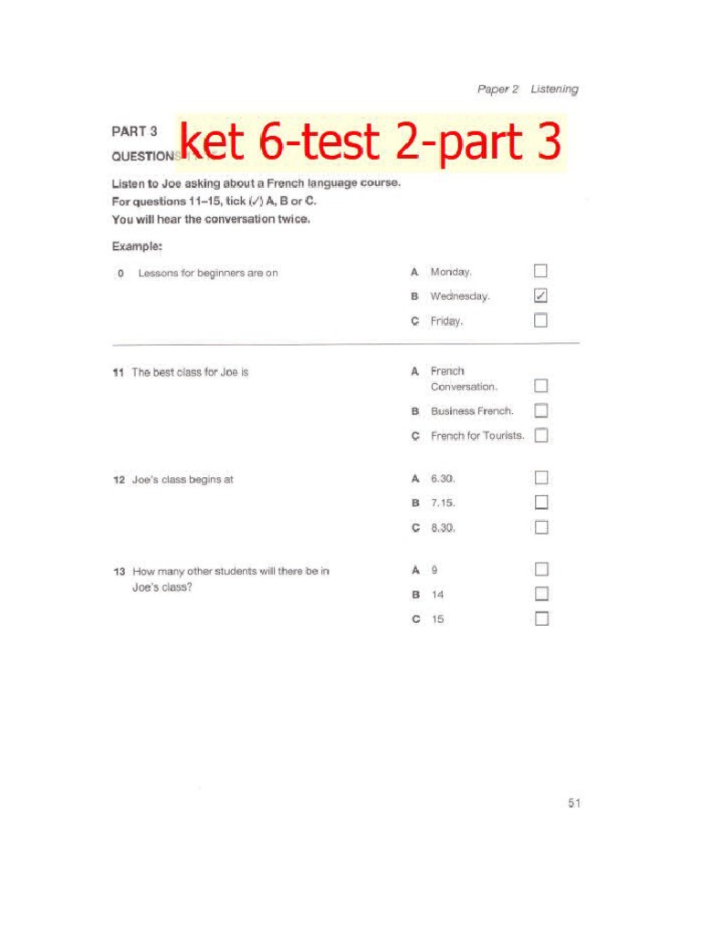 Ket 6 - Test 2 | PDF