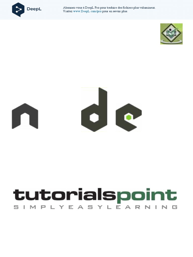 TutorialsPoint Node - js-1-45 FR | PDF