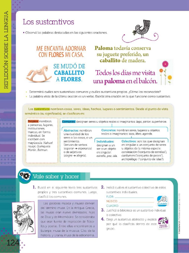 Sustantivo, Adjetivo, Verbo | PDF