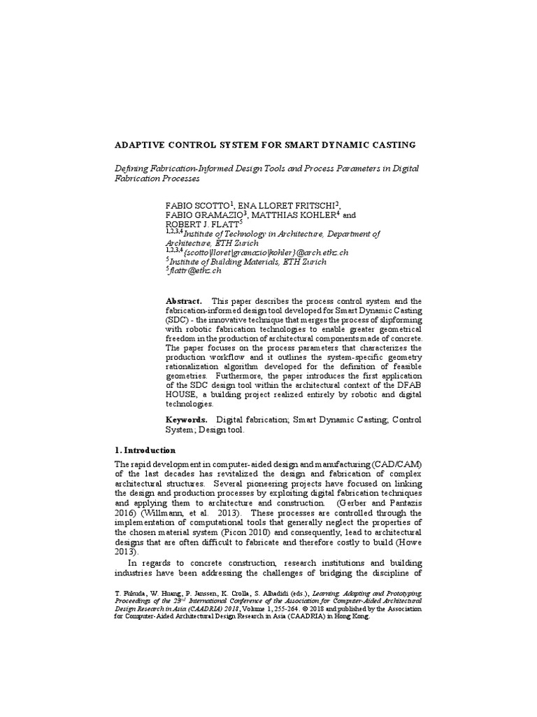 Adaptive Control System Dynamic Casting | PDF Adaptive Control System Dynamic Casting | PDF