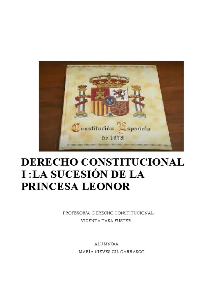 Trabajo Consti 6 | PDF