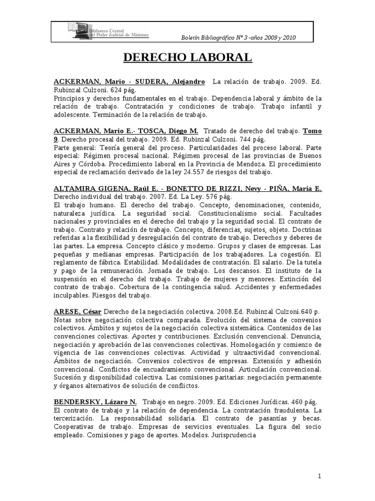 7 - Derecho Laboral | PDF | Derecho laboral | Justicia