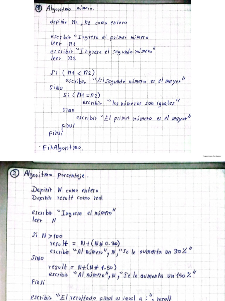 TAREA DE LA SEMANA S07.s1 - Resolver Ejercicios (Resuelto) | PDF