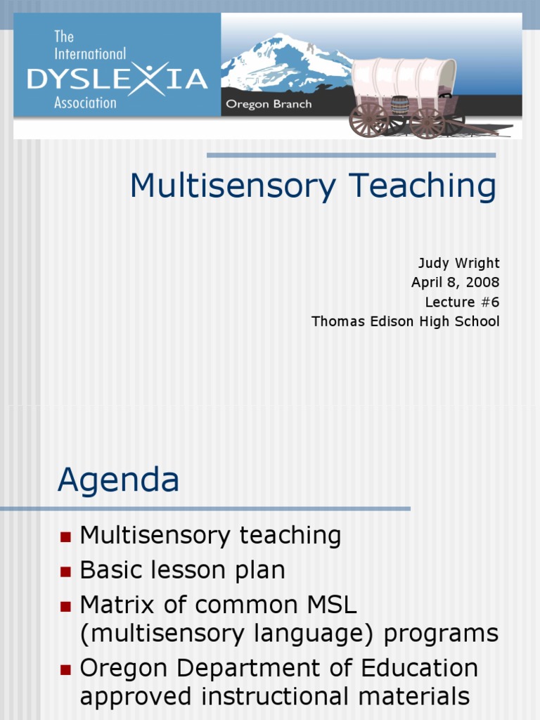 Multisensory Teaching Strategies Guide | PDF | Phonology | Word