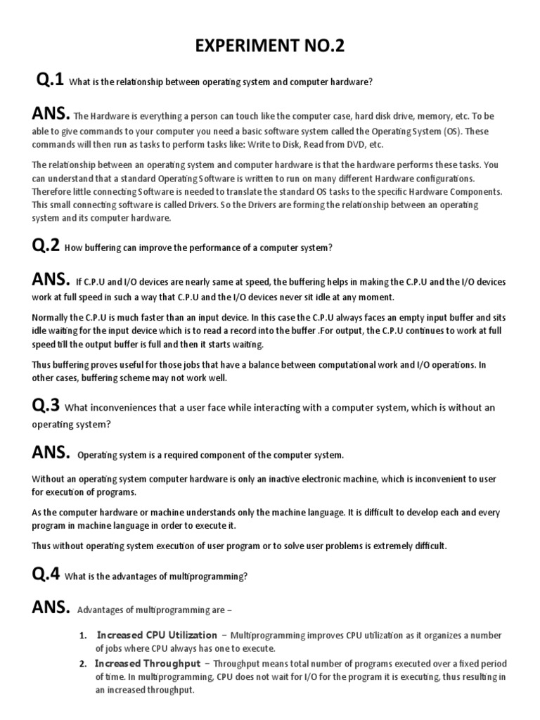 Experiment No 2 | PDF