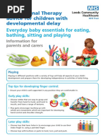 SOS Steps To Eating Info Packet Final | PDF | Foods | Meal