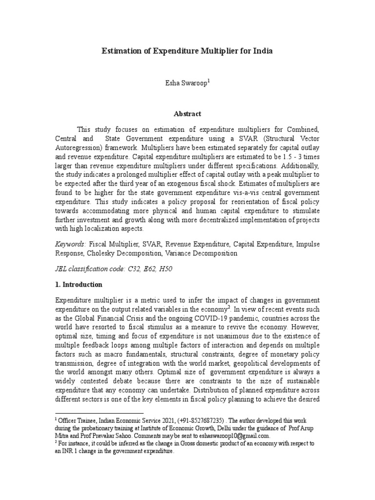 Seminar Paper EshaSwaroop | PDF