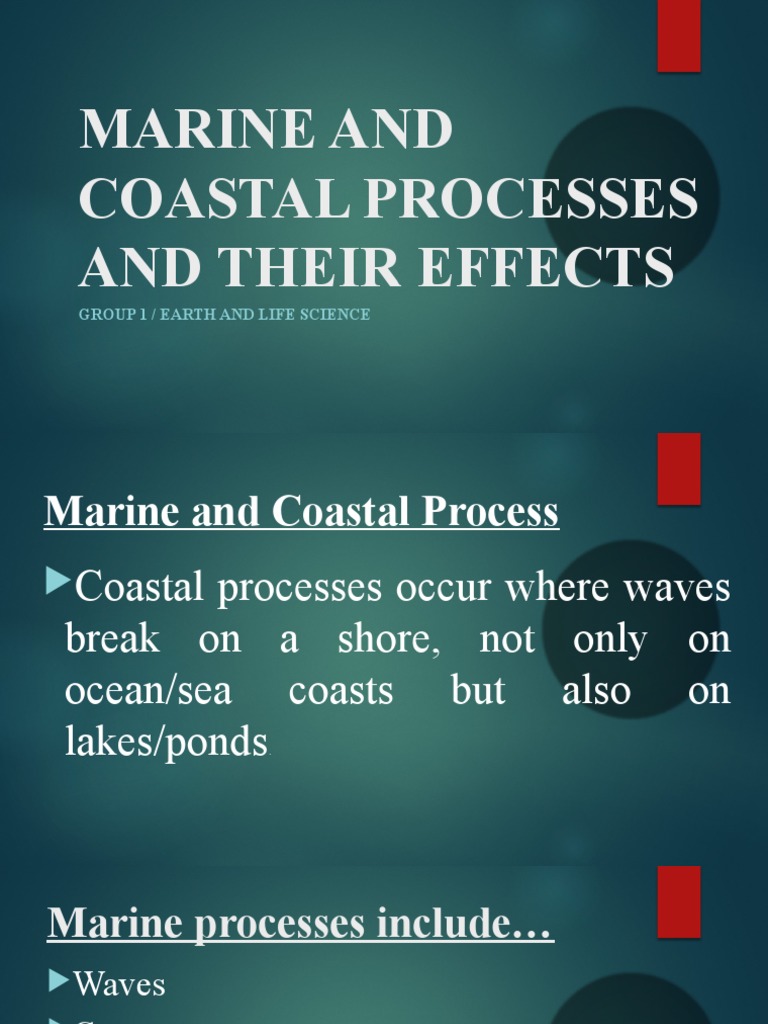 Marine and Coastal Process | PDF