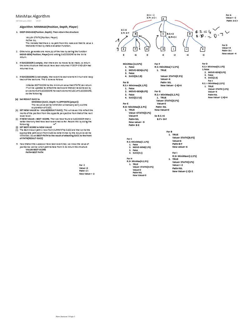 MiniMax Algorithm | Download Free PDF | Algorithms And Data Structures | Applied Mathematics
