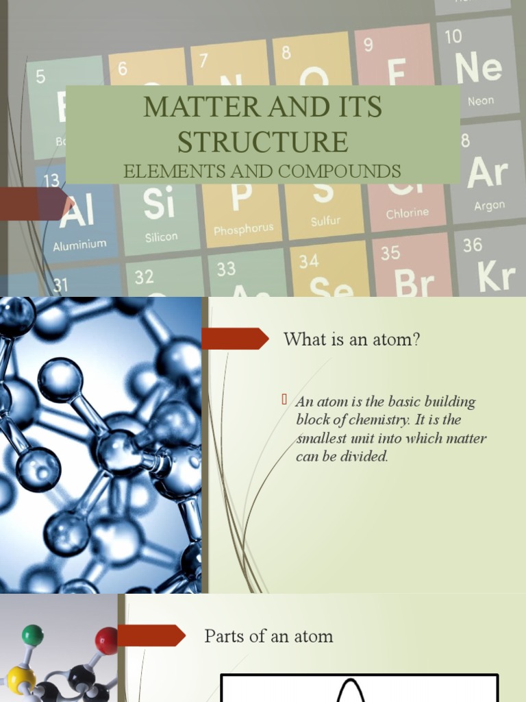 Matter and Its Structure | PDF