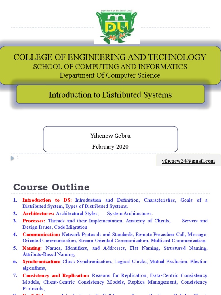 Chapter 1 - Introduction | Download Free PDF | Distributed Computing | Database Transaction
