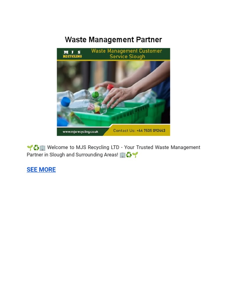 Waste Management Partner | PDF