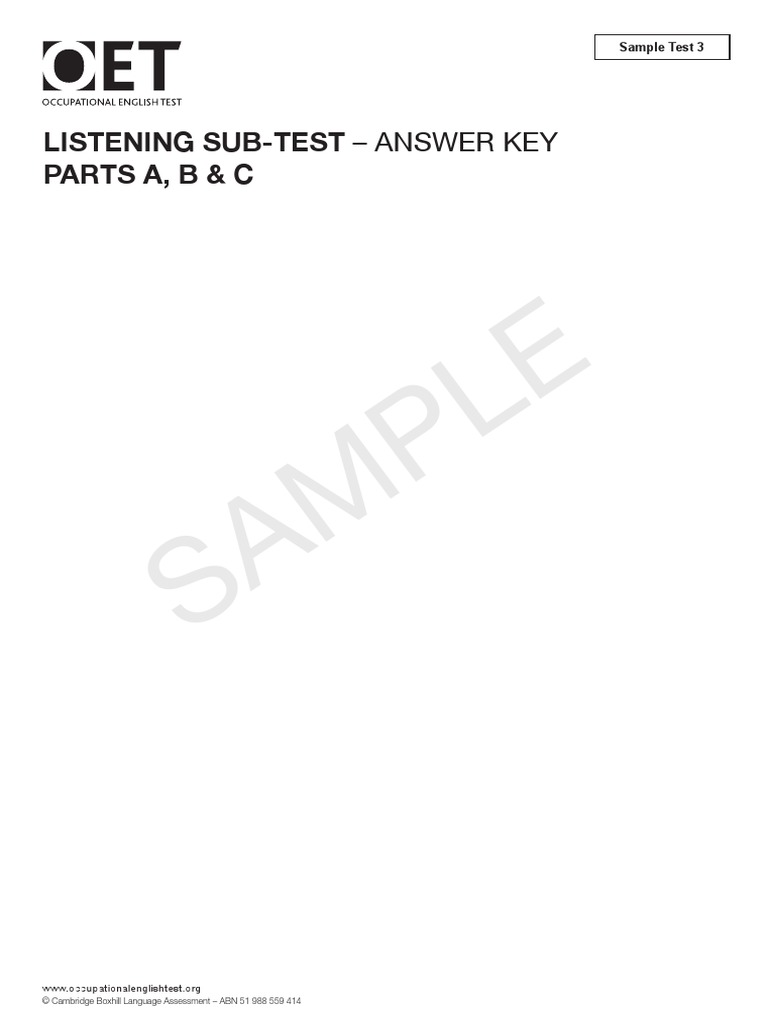 30 Answer Key | PDF