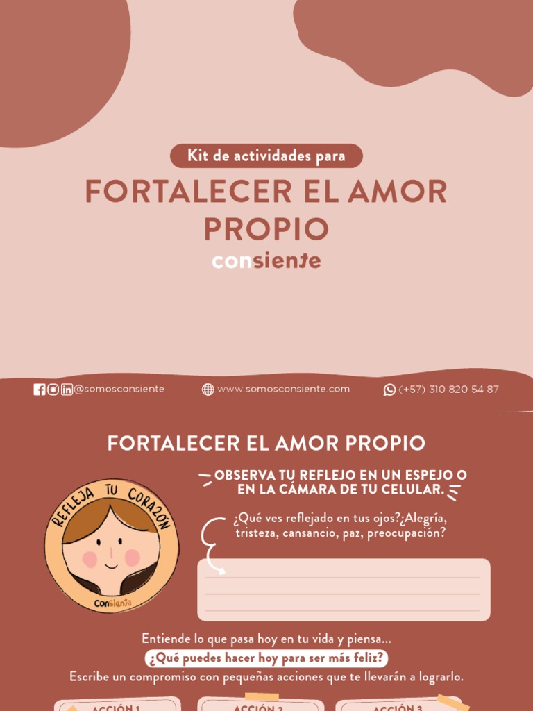 Plantilla Fortalecer Tu Amor Propio | PDF Plantilla Fortalecer Tu Amor Propio | PDF