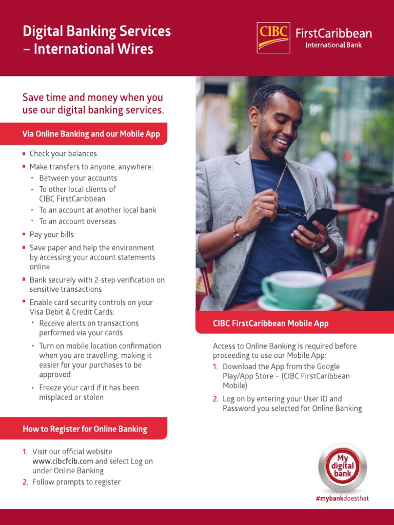 How To Register Online Mobile Banking and Wire Transfer | PDF