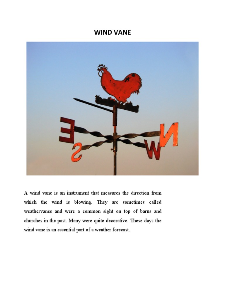 Wind Vane | PDF | Wound | Wind Speed