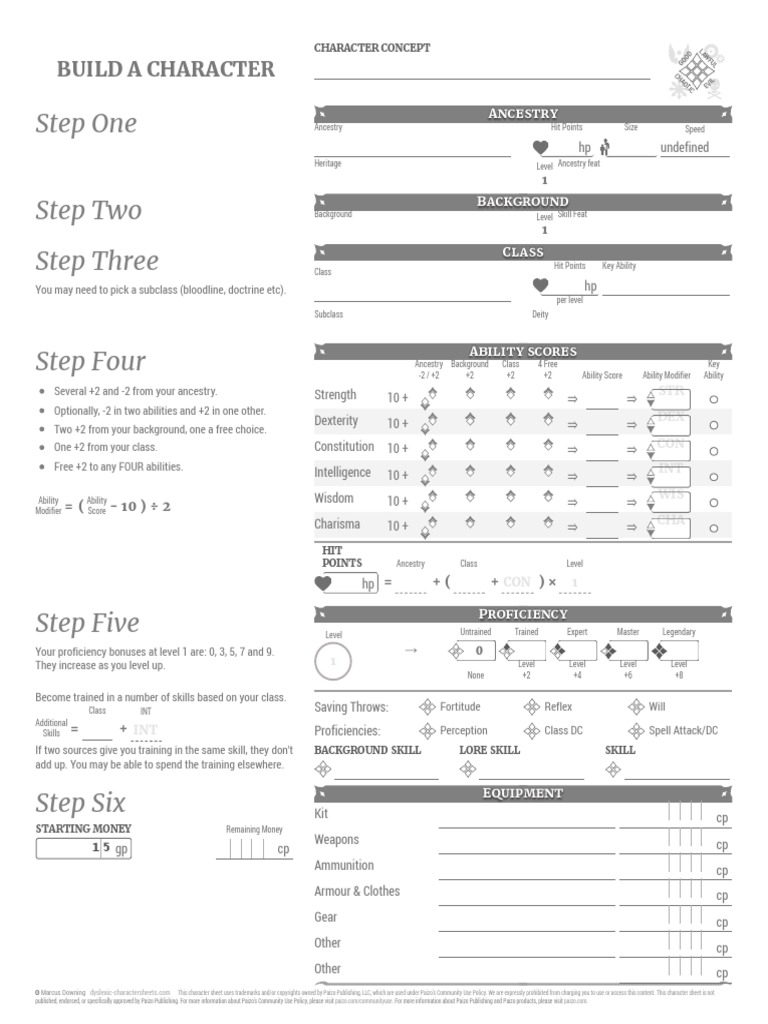 Build A Character | PDF
