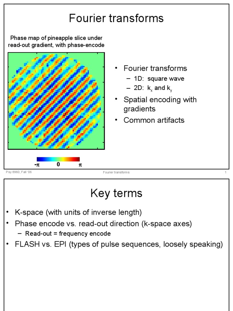 Understanding K-Space in MRI | PDF