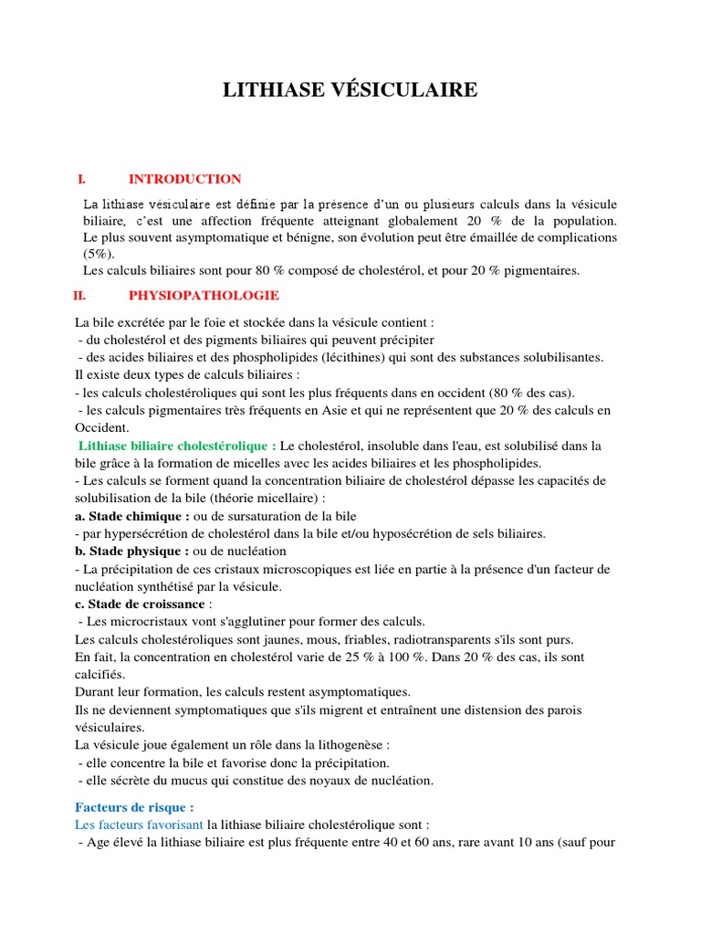 08-LITHIASE VESICULAIRE | PDF