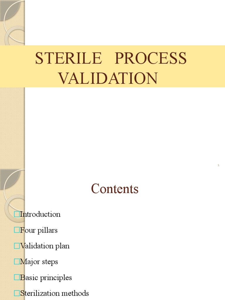 Sterileprocessvalidation Converted | PDF | Sterilization (Microbiology) | Filtration