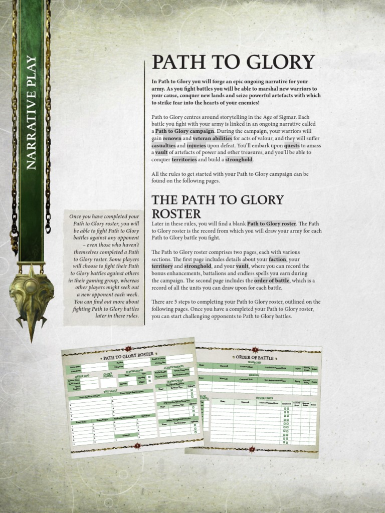 The Path To Glory Roster | Download Free PDF | Military
