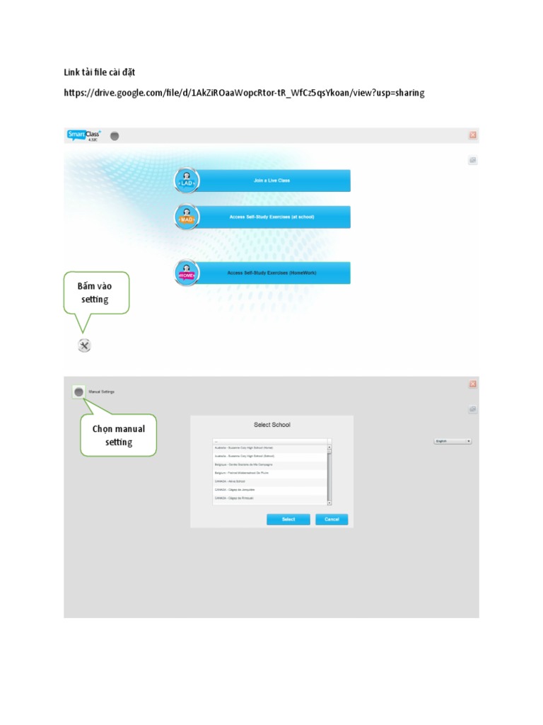 Huong Dan Su Dung SmartClass Student AIR | PDF