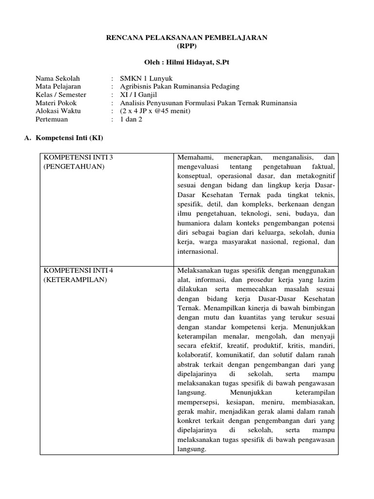 lkpd dan rubrik | PDF