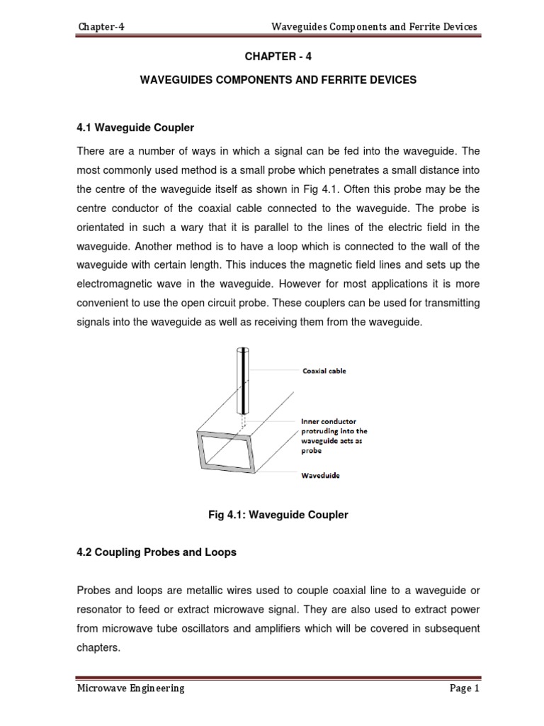 Unit2-2 Mwe | Download Free PDF | Waveguide | Materials Science