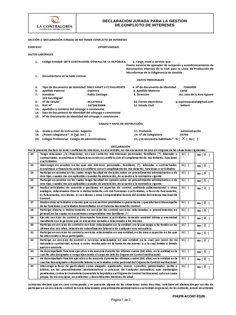 Anexo 1 | PDF