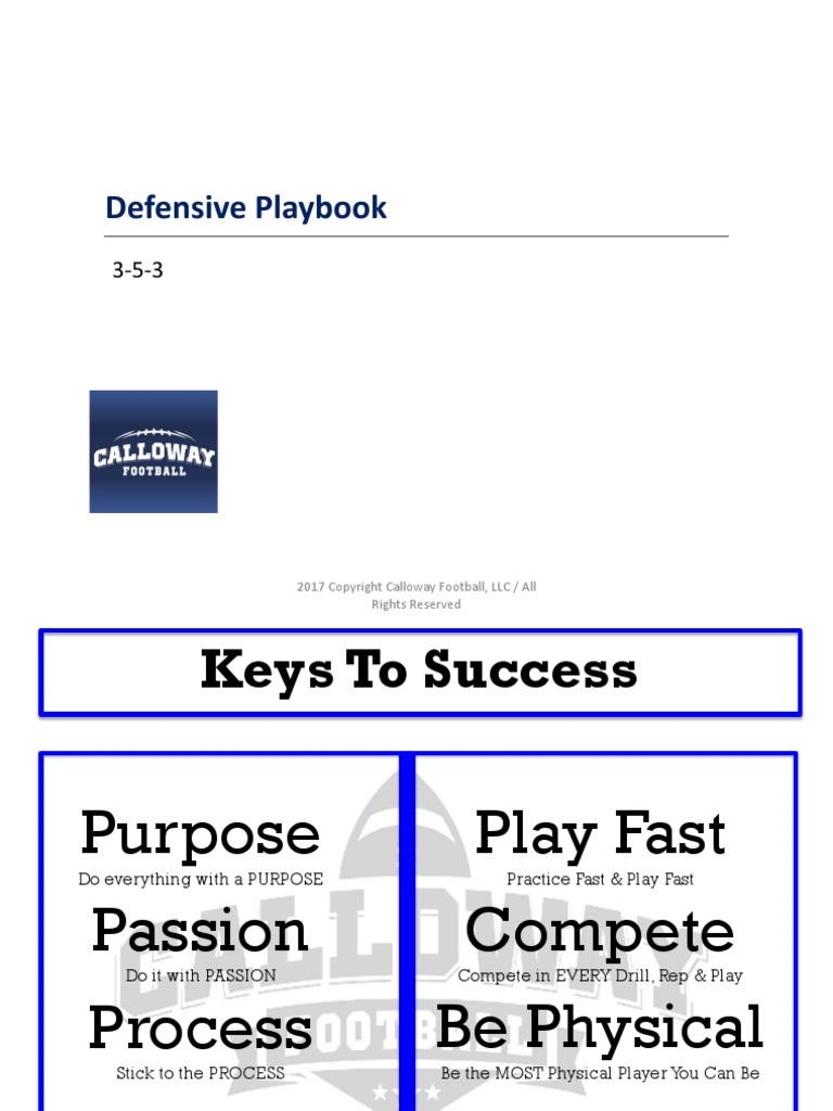 2015 Defensive Playbook | PDF