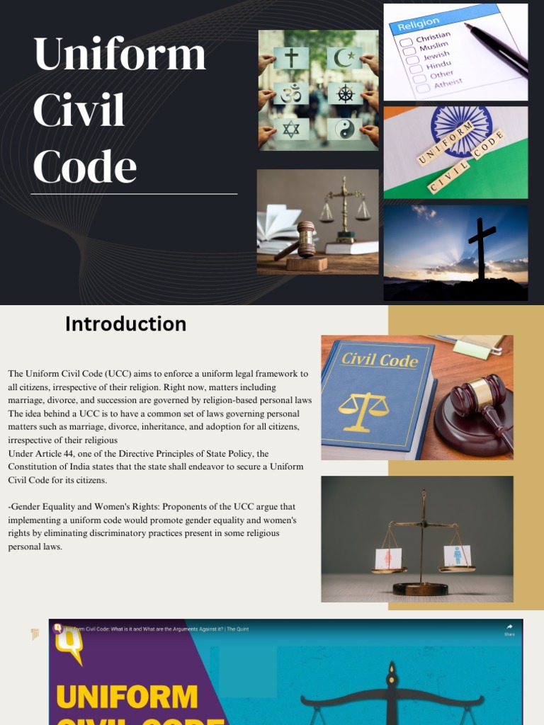 Uniform Civil Code | PDF