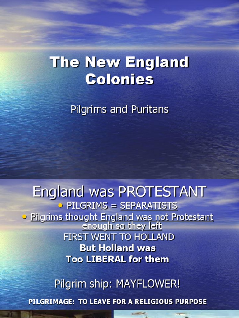 The New England Colonies: Pilgrims and Puritans | PDF | Plymouth Colony ...