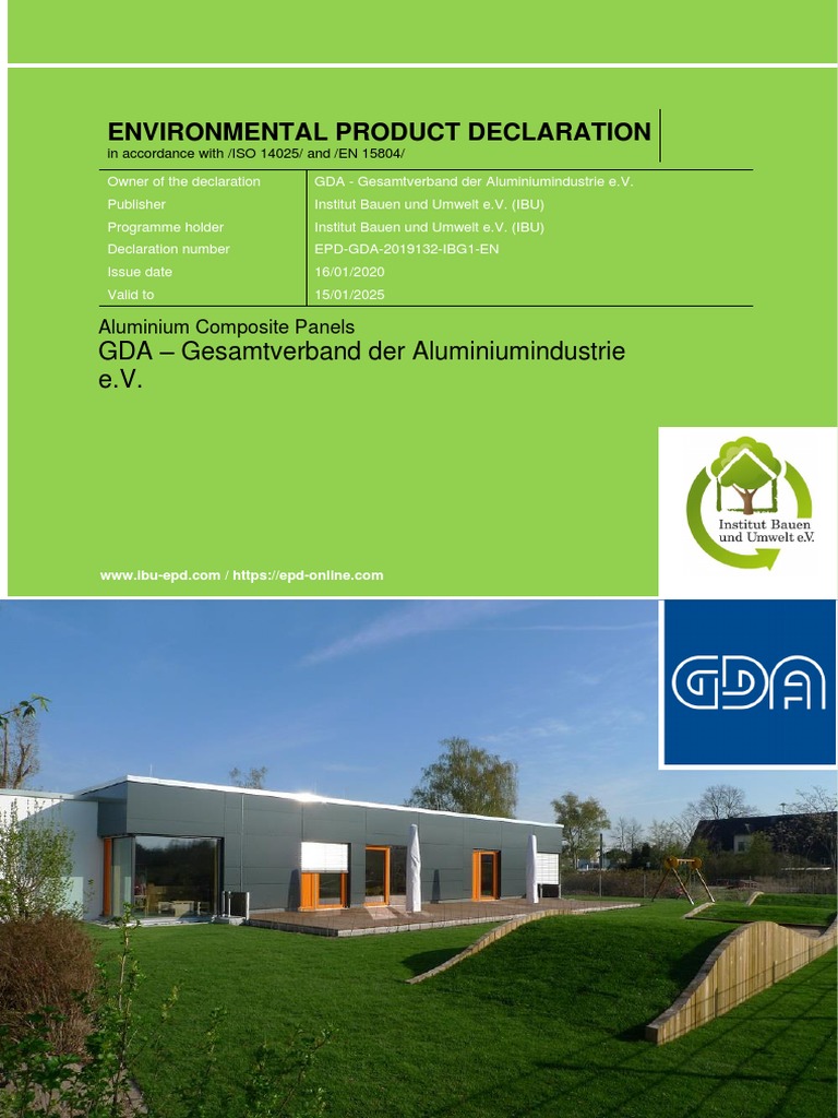 EPD Environmental Product Declaration EN | PDF