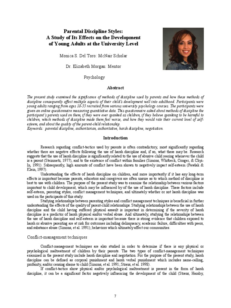 Parental Discipline Styles | PDF | Parenting | Self Esteem