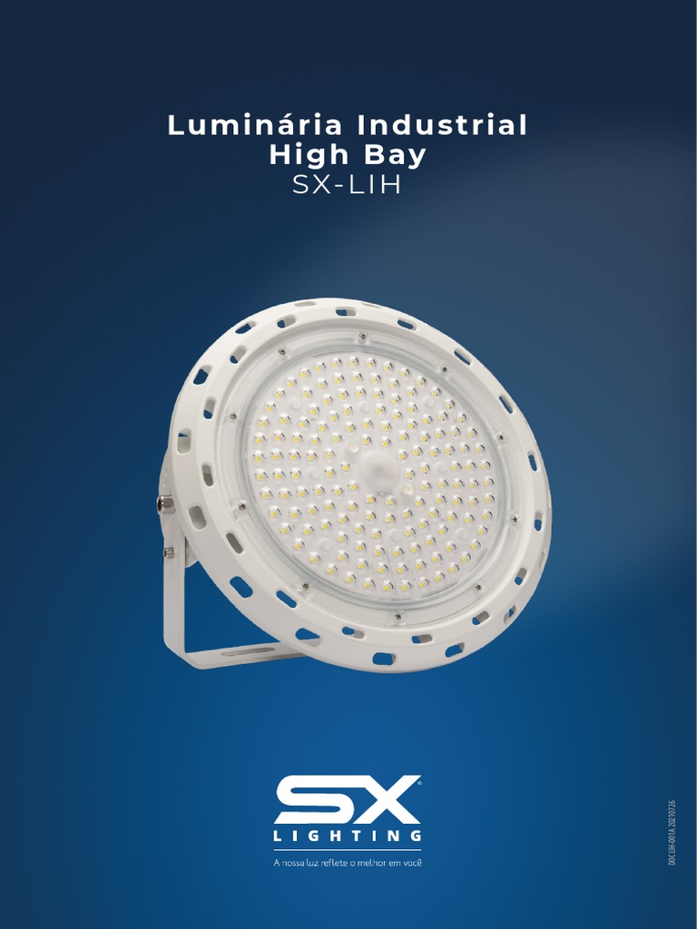 Ficha Tecnica SX LIH Luminaria Industrial High Bay | PDF