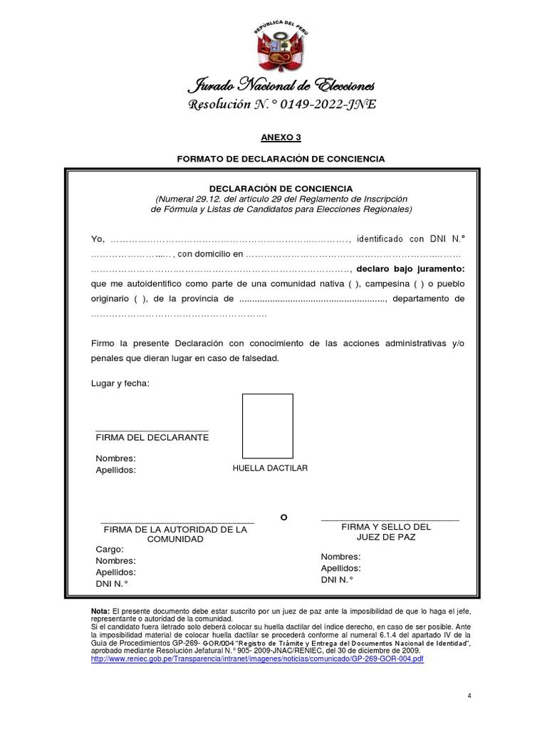 Declaracion de Conciencia | PDF Declaracion de Conciencia | PDF