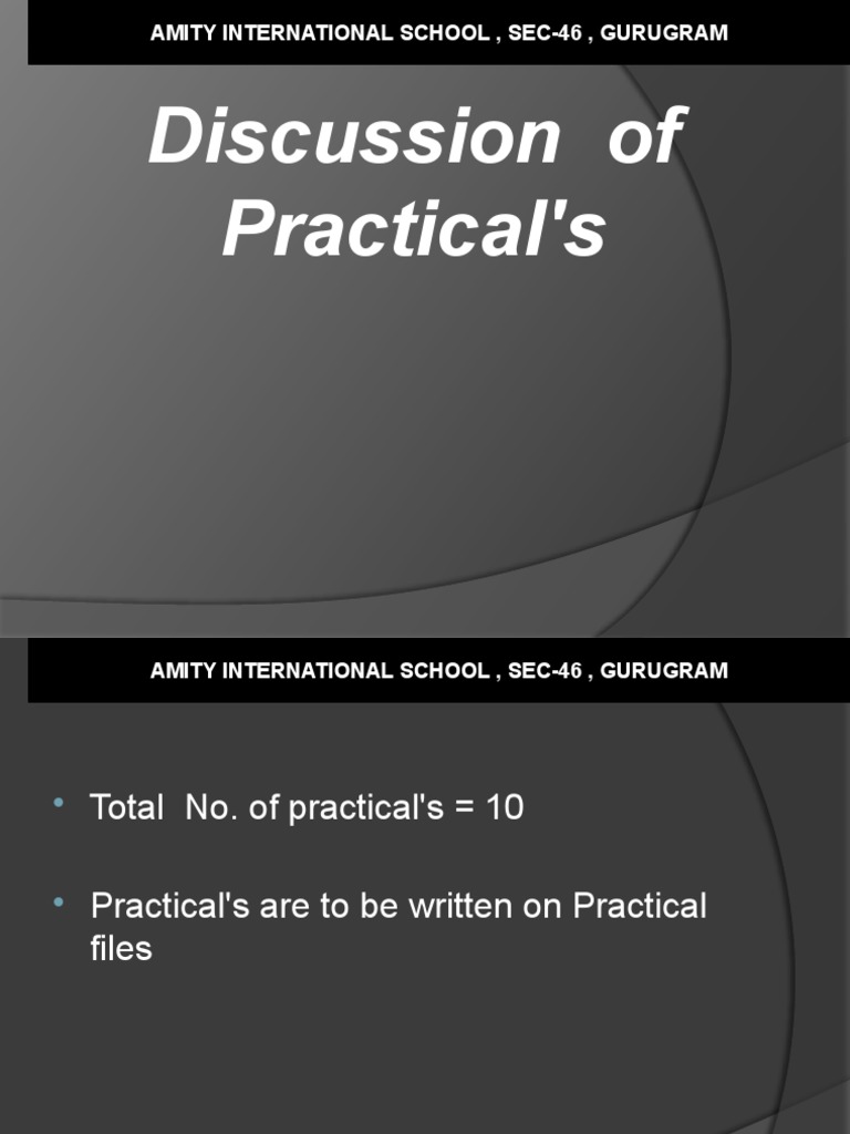 Guidelines for Writing Practical Files | PDF | Home & Garden