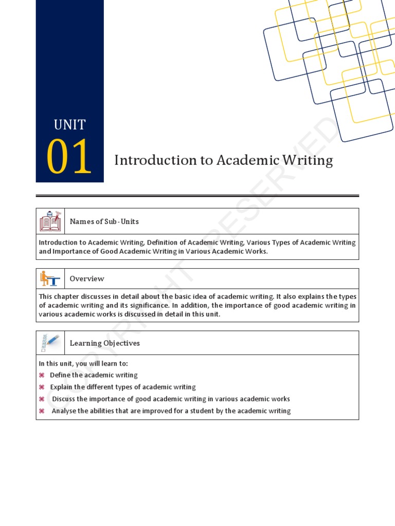 Academic Writing | PDF | Writing | Idea