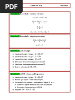 Contrôle N°2 Math 3AC Semestre 2 | PDF