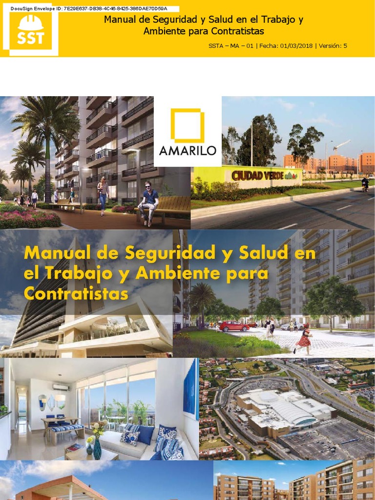 Manual de Seguridad y Salud en El Trabajo Ambienta para Contratistas | PDF | Business