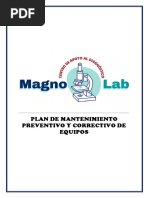 Plan de Mantenimiento Preventivo Equipos 2022 | PDF | Hospital | Laboratorios