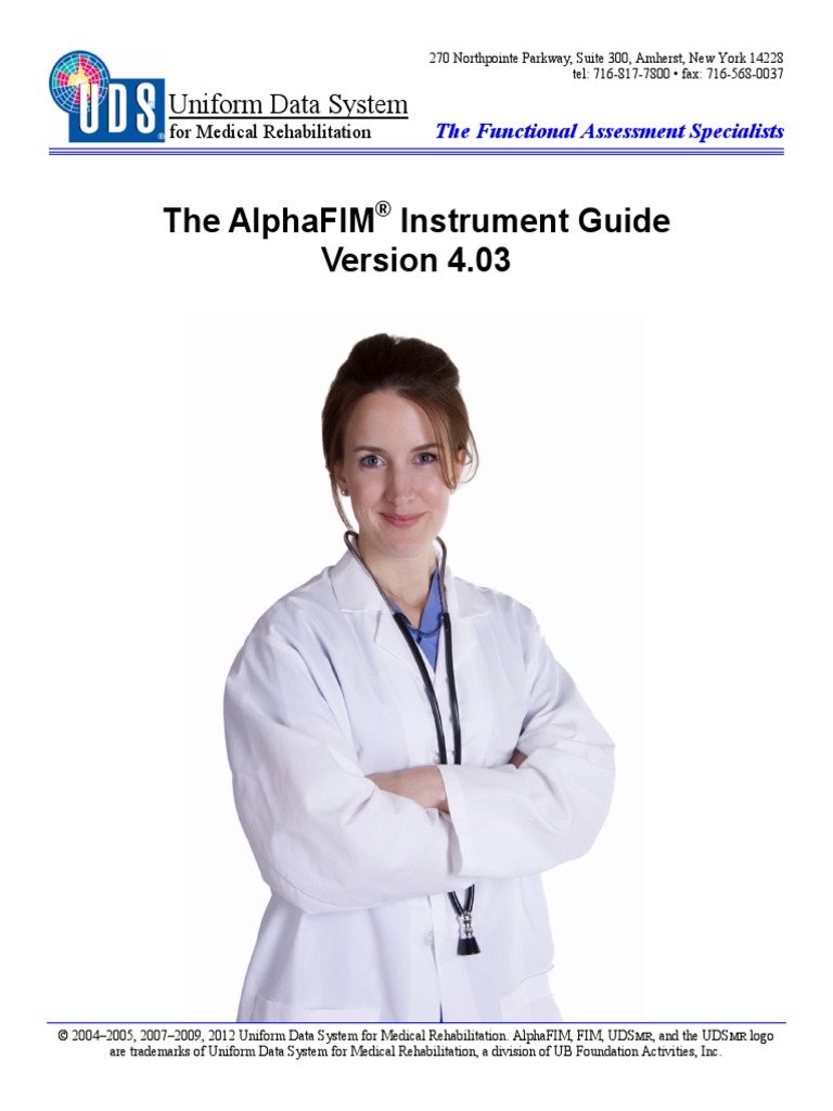 AlphaFIM_Instrument_Guide 4.03 | PDF