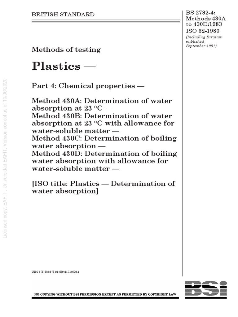 BS 2782-4 Methods 430A To 430D-1983 - (2020-06-10 - 06-45-53 PM) | PDF ...