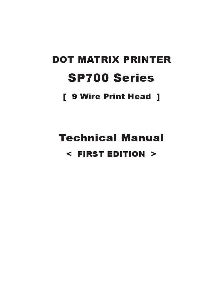 Sp700 Series | PDF | Electrical Connector | Printer (Computing)