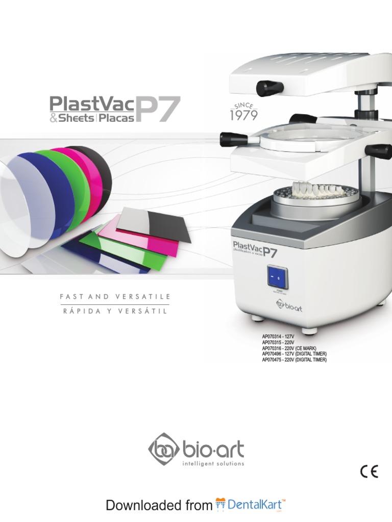 Bio-Art Plast Vac P7 Vacuum Forming Machine | PDF