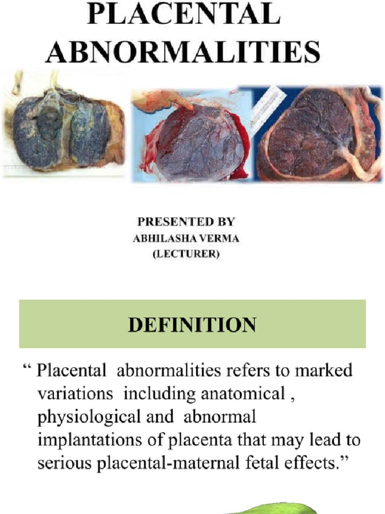 placenta-abnormalities | PDF